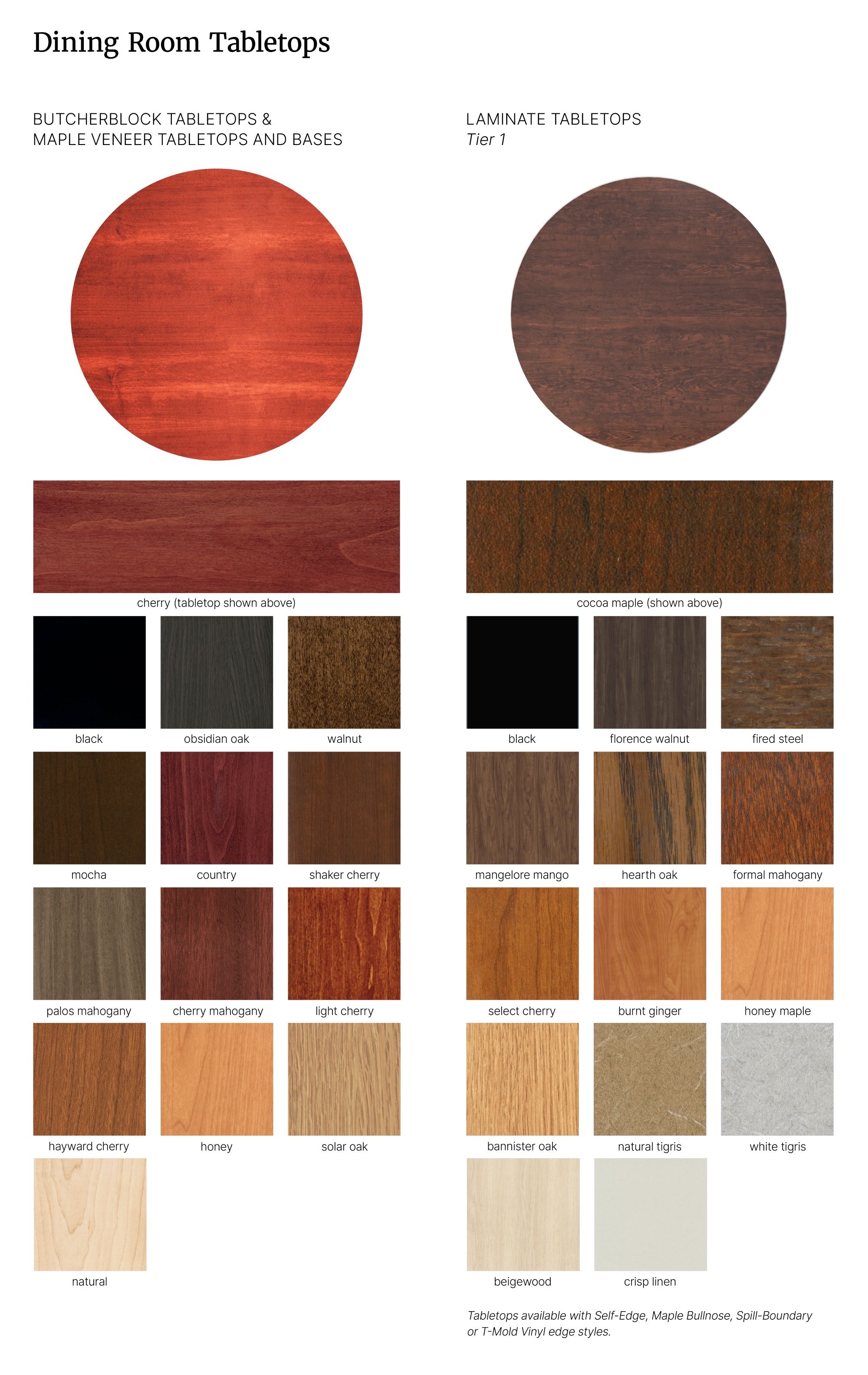 Finishes | Maxwell Thomas